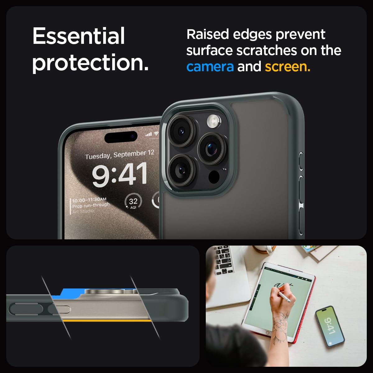 Spigen Ultra Hybrid for iPhone 15 Pro Max Case Review - Zivzi - Reviews ...